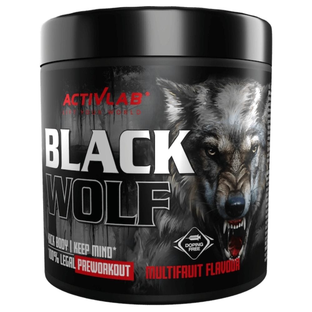 Activlab Black Wolf Pre-Workout, Multifruit - 300 g – Medpak