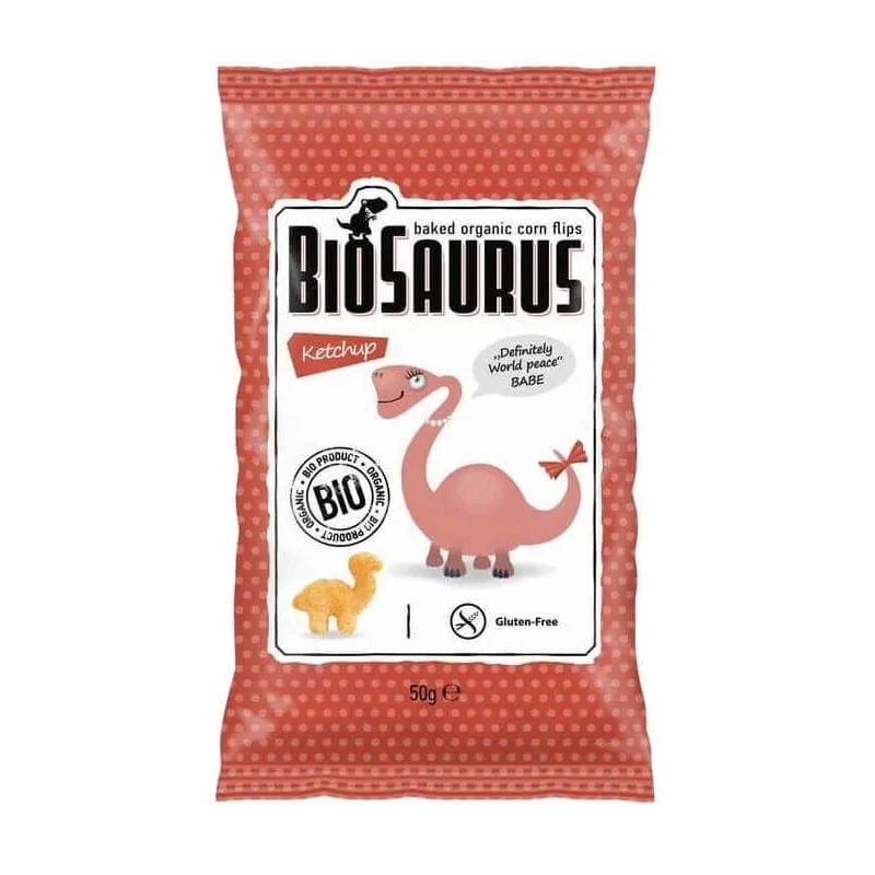 McLloyd's BioSaurus Gluten Free Ketchup Crisps BIO - 50 g – Medpak
